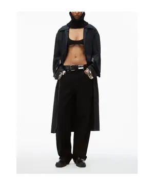 Alexander Wang Belted Wide-leg Jeans