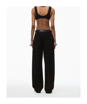 Alexander Wang Belted Wide-leg Jeans