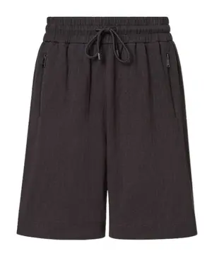 Fendi Piqué Ff Jacquard Shorts