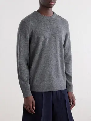 Onia Cashmere Crewneck Sweater - Gray