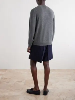 Onia Cashmere Crewneck Sweater - Gray