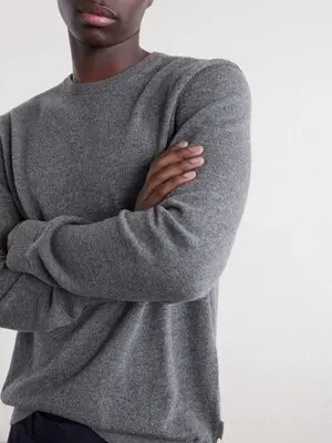 Onia Cashmere Crewneck Sweater - Gray
