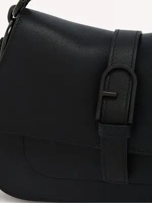 Furla Flow Mini Top Handle Bag - Black