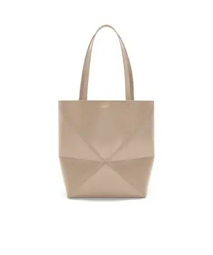 Loewe Loewe Puzzle Fold Medium Top Handle Bag Sand-colored