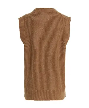 MAISON MARGIELA V-neck Knitted Vest