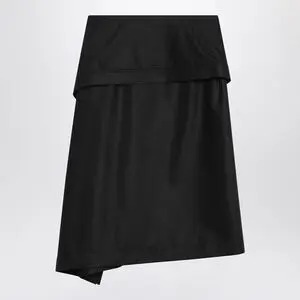 FERRAGAMO Asymmetrical Peplum Skirt