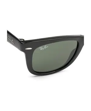 Ray-ban Wayfarer Folding Square Frame Sunglasses - Green