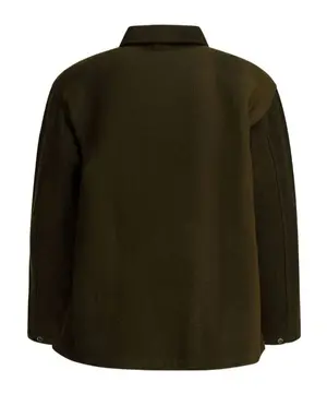 Needles Buttoned Overshirt Jacket - Olive