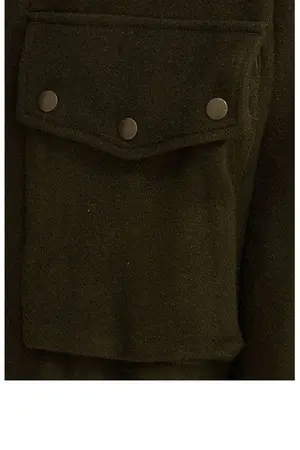 Needles Buttoned Overshirt Jacket - Olive