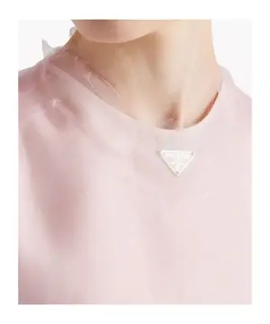 Prada Sleeveless Technical Voile Dress