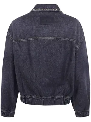 Versace Embellished Denim Blouson