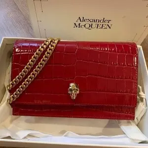 Alexander McQueen Skull Embellished Shoulder Bag