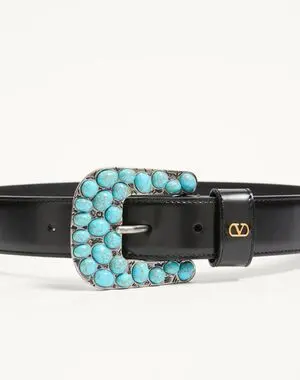 Valentino Garavani Vlogo Signature Embellished Belt
