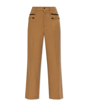 Gucci Horsebit Detailed Tailored Trousers
