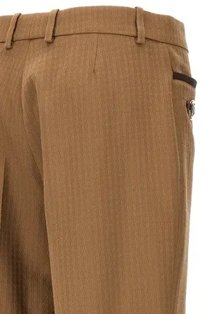 Gucci Horsebit Detailed Tailored Trousers