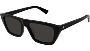 Bottega Veneta Rectangle Frame Sunglasses - Black