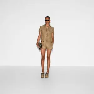 Gucci Original Gg Monogrammed Jumpsuit