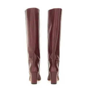 Paris Texas 70mm Leather Block-heel Knee-high Boots