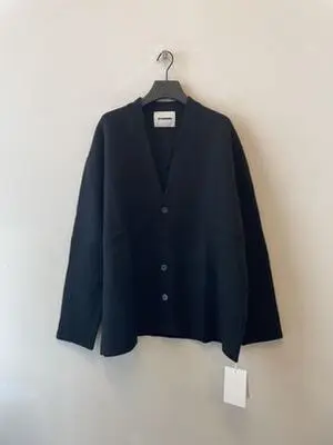 JIL SANDER V-neck Button-down Cardigan - Black