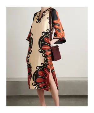 La DoubleJ Printed Kaftan Dress