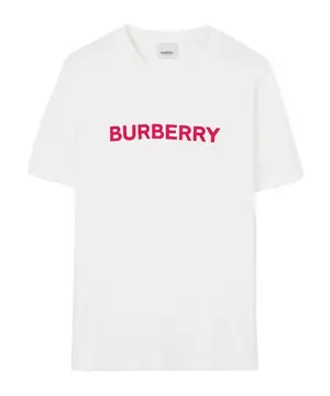 Burberry Logo Crewneck T-shirt - White