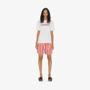 Burberry Logo Crewneck T-shirt - White