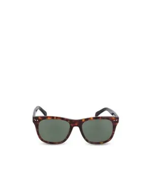 Celine Black Frame Acetate Sunglasses - Brown