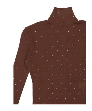 Rabanne Embellished Turtleneck Top