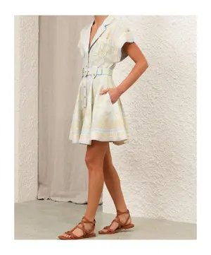 Zimmermann Acacia Mini Shirt Dress