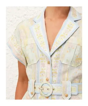 Zimmermann Acacia Mini Shirt Dress