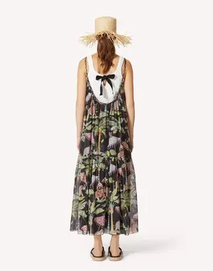 Red Valentino Graphic Printed Maxi Dress