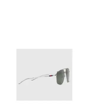 Gucci Navigator Frame Sunglasses - Gray
