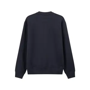 Zegna Crewneck Sweatshirt With Logo Print - Black