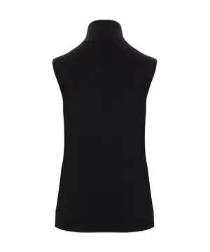 Loro Piana Sleeveless Knitted Vest - Black