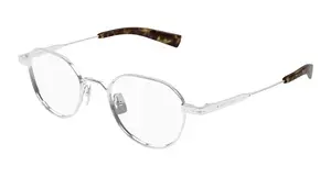 Saint Laurent Oval Frame Glasses - Silver