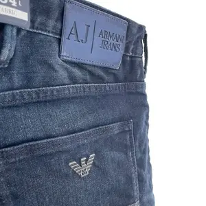 Emporio Armani Slim Fit Dark Wash Jeans - Black