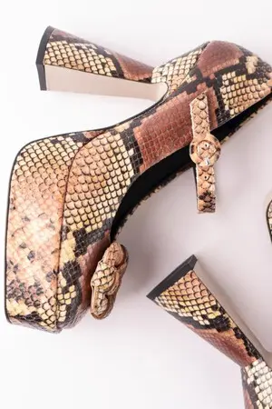 MOROBE Logo High-heeled Sandals