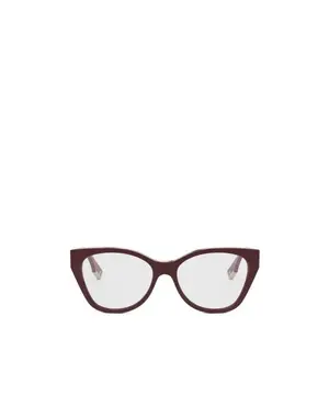 Fendi Cat Eye Eyeglasses - Red