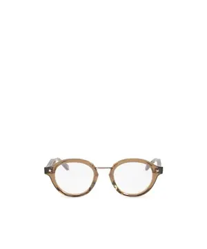 Valentino Garavani Round Frame Eyeglasses - Brown