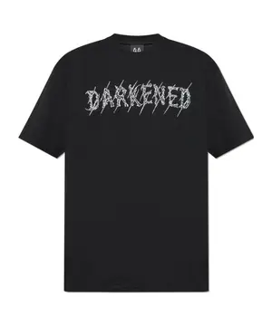 44 LABEL GROUP Darkened Printed Crewneck T-shirt