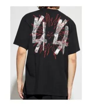 44 LABEL GROUP Darkened Printed Crewneck T-shirt