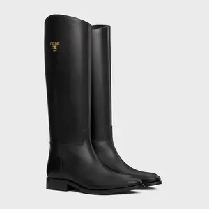 Celine Anais Riding Boots In Calfskin