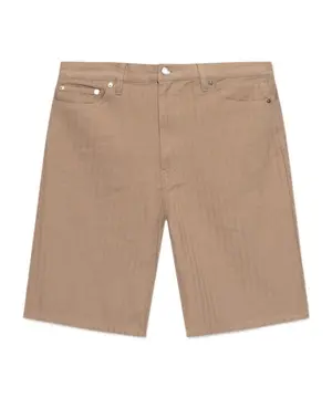 SAMSOE SAMSOE Striped Tailored Shorts - Brown