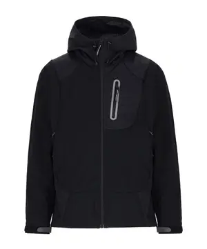 AND WANDER Hooded Performance Jacket - Black