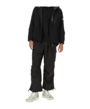 AND WANDER Hooded Performance Jacket - Black