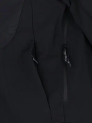 AND WANDER Hooded Performance Jacket - Black