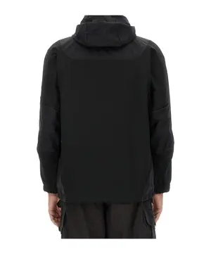 AND WANDER Hooded Performance Jacket - Black