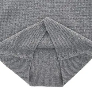 Thom Browne Long-sleeved Pullover Sweater - Light Gray