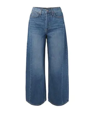 Veronica Beard Ryder High-rise Barrel-leg Jeans