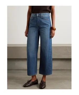 Veronica Beard Ryder High-rise Barrel-leg Jeans